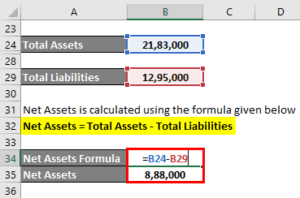 Net Asset Formula | Examples with Excel Template and Calculator