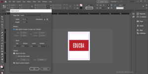 InDesign change page size | How to Change Page Size in In Design?
