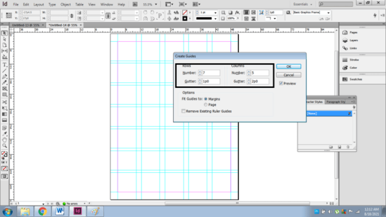 InDesign grid template | Learn How to Create and Use Grid Template?