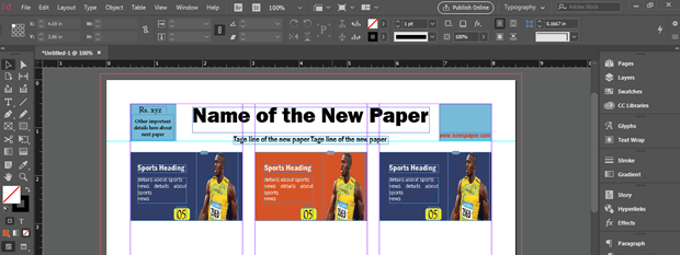 InDesign newspaper template | How to Create a Newspaper Template?