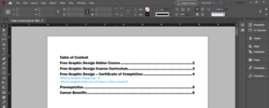 InDesign table of contents | How to Create Table of Contents in InDesign?