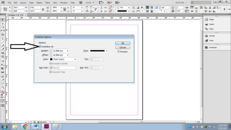 InDesign underline | Learn How to Create and Use Underline in Indesign?