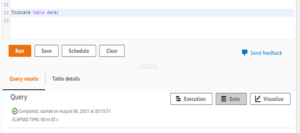 Redshift truncate | Learn How does truncate works in Redshift?