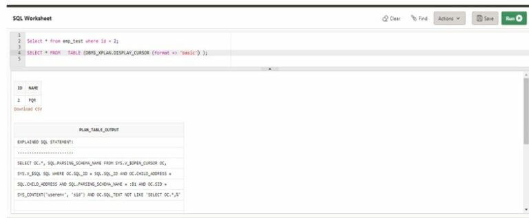 dbms_xplan.display_cursor | Quick Glance on dbms_xplan.display_cursor