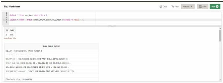 dbms_xplan.display_cursor | Quick Glance on dbms_xplan.display_cursor