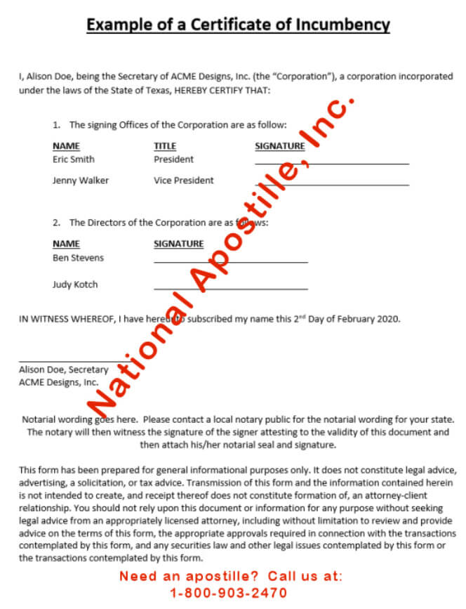 Incumbency Certificate Complete Guide On Incumbency Certificate