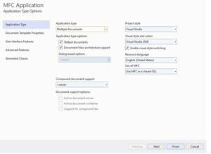 MFC C++ | MFC C++ Future | Creating an MFC Application with Example