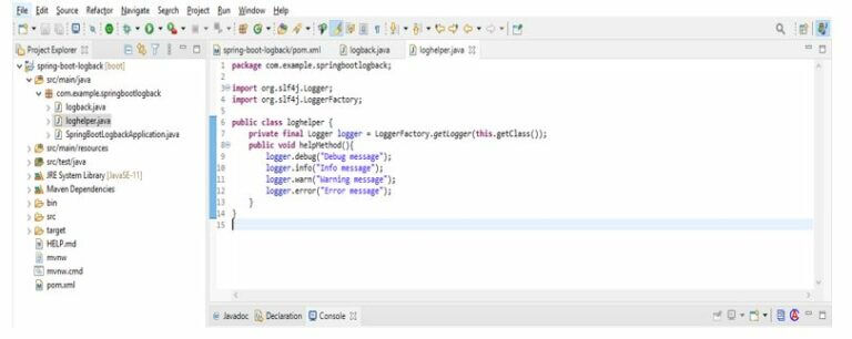 Spring Boot Logback | Ways to Configure Logback with Springboot