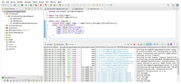 Spring Boot Logback Ways To Configure Logback With Springboot