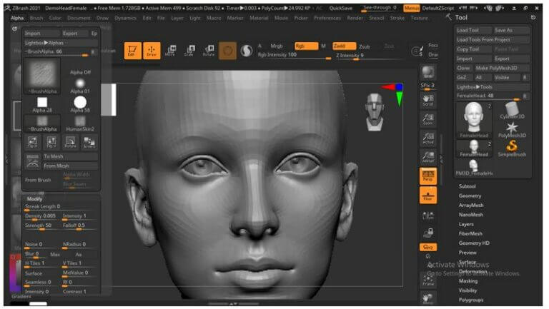 ZBrush Alpha Skin | How to Use Alpha Skin in ZBrush?