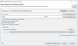 Spring batch example | Steps of Spring Batch Examples with code
