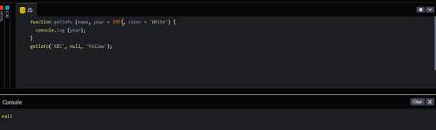 ES6 default parameters | What is ES6 default parameters?