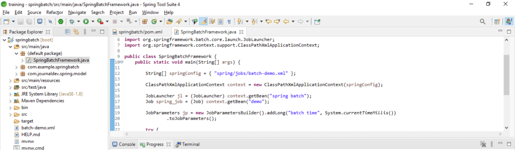 Spring Batch | Learn Example for Creating Spring Batch Service
