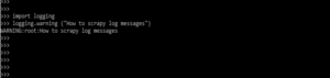 Scrapy log | How to scrapy Log Messages with Examples & Configuration?