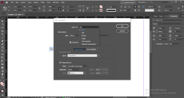 InDesign Hyperlink | Create, Manage and Edit Hyperlinks