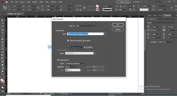 InDesign Hyperlink | Create, Manage and Edit Hyperlinks