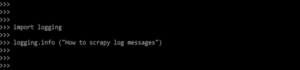 Scrapy log | How to scrapy Log Messages with Examples & Configuration?