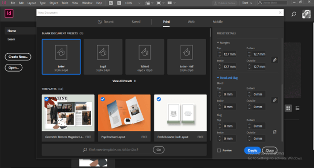 InDesign Bleed: How to Set up add InDesign Bleed to a File
