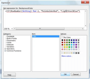 SSRS Alternate Row Color | Example of SSRS Alternate Row Color