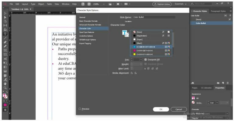 InDesign Bullet Points | Complete Guide to InDesign Bullet Points