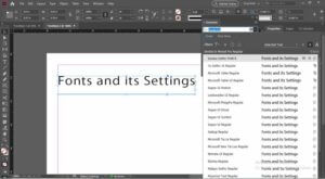 InDesign Fonts | A Complete Guide on InDesign Fonts
