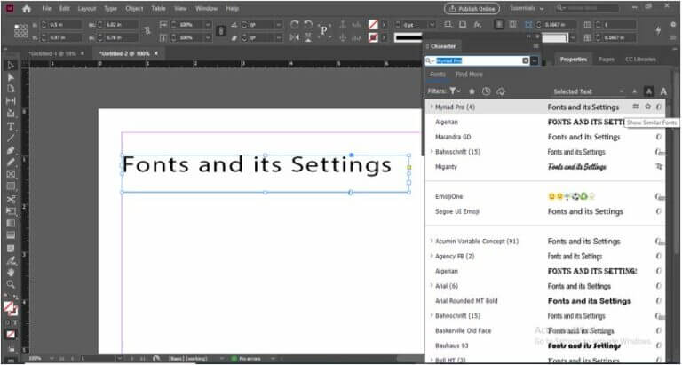 InDesign Fonts | A Complete Guide on InDesign Fonts