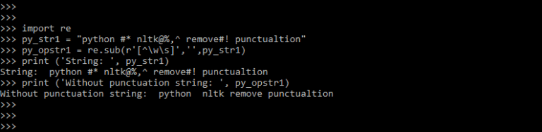 Nltk Remove Punctuation How To Remove Punctuation With Nltk
