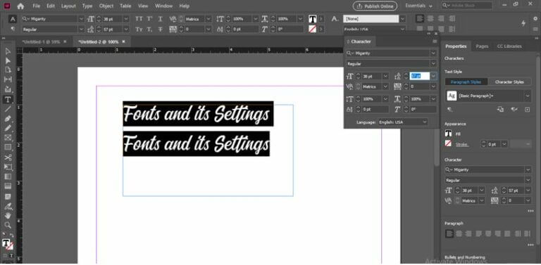 InDesign Fonts | A Complete Guide on InDesign Fonts