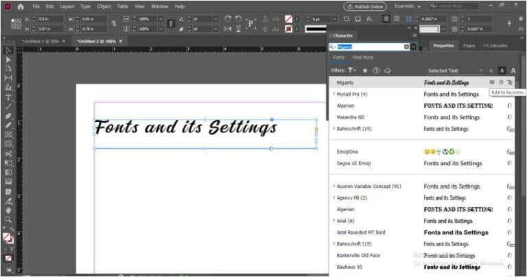 InDesign Fonts | A Complete Guide on InDesign Fonts