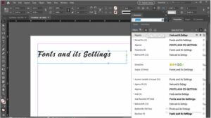 InDesign Fonts | A Complete Guide on InDesign Fonts