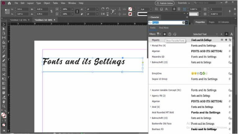 InDesign Fonts | A Complete Guide on InDesign Fonts