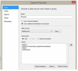SSRS Cascading Parameters | Create SSRS Cascading Parameters
