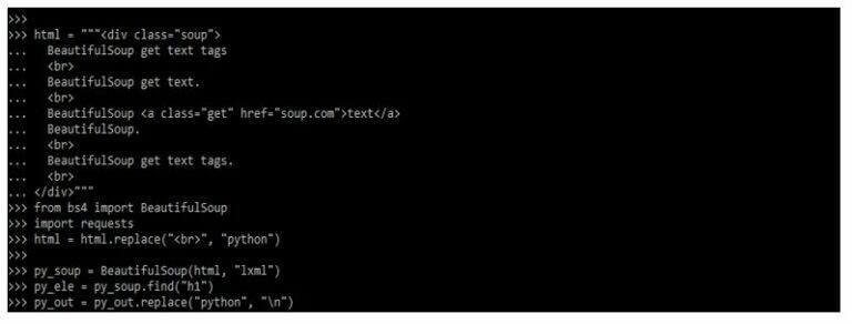 BeautifulSoup get text | Method and Web Pages of BeautifulSoup get text