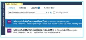 Entity Framework in .Net Core | Creating Entity Framework in .Net Core