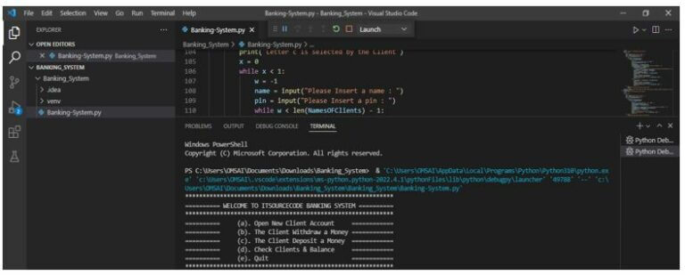 Python Projects with Database | Top Projects of Python with Database