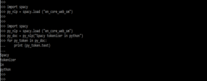 SpaCy tokenizer | What is spaCy tokenizer? | Examples