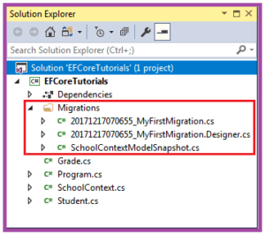 Entity Framework Migration | Adding and Creating the Migration