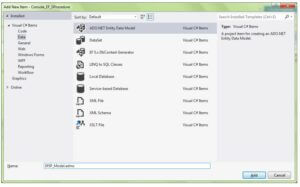 Entity Framework Stored Procedure | Create New Project Store Procedure