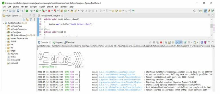 JUnit BeforeClass | Annotation and Examples of JUnit BeforeClass