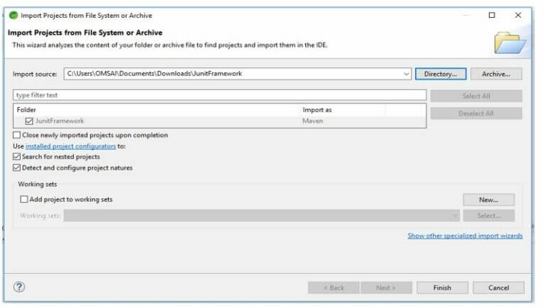 Junit Framework Project And Selenium Scripts Of Junit Framework