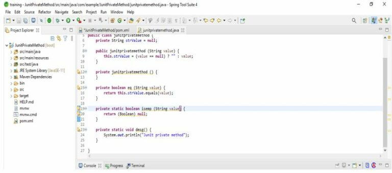 Junit Private Methods Steps To Test The Class Of Juunit Private Method