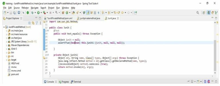 JUnit Private Methods | Steps to test the class of JUunit Private Method