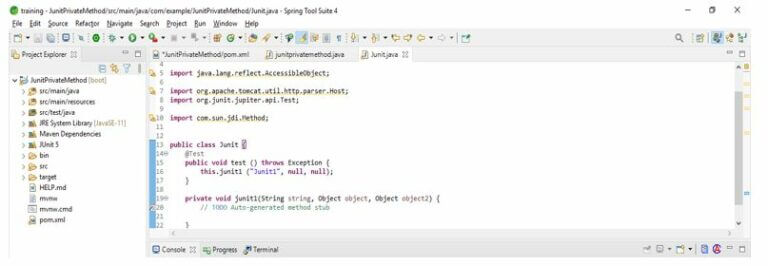Junit Private Methods Steps To Test The Class Of Juunit Private Method