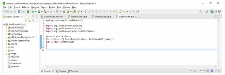 JUnit RunWith | Types and Steps to Create JUnit RunWith?