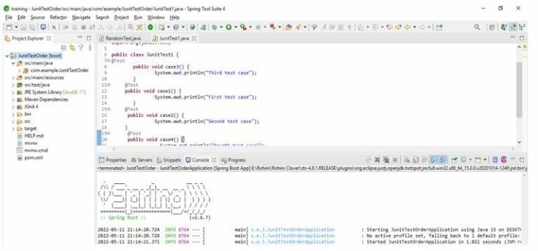 JUnit Test Order | Overview & Classes of JUnit Test Order with Examples