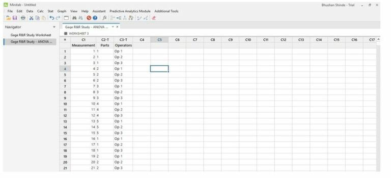 Minitab Msa How To Run An Msa In Minitab With Example