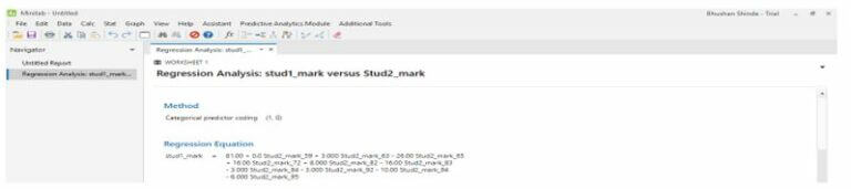 Minitab Regression How To Use Minitab Regression With Analysis