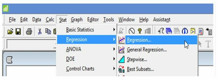 Minitab Regression How To Use Minitab Regression With Analysis
