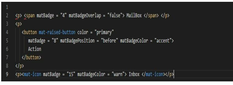 Angular Material Badge | How to Create Angular Material Badge?