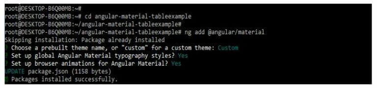 Angular Material Table Example How To Create Angular Material Table